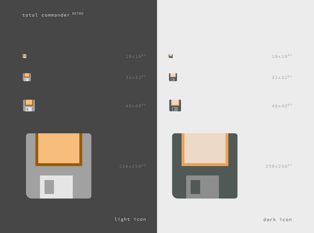 Total Commander Retro Icon by dpcdpc11 on DeviantArt