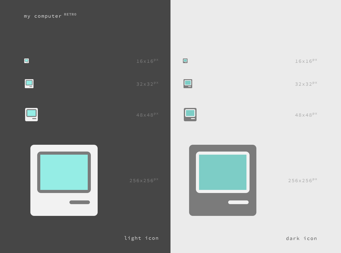 My Computer Retro Icon by dpcdpc11 on DeviantArt