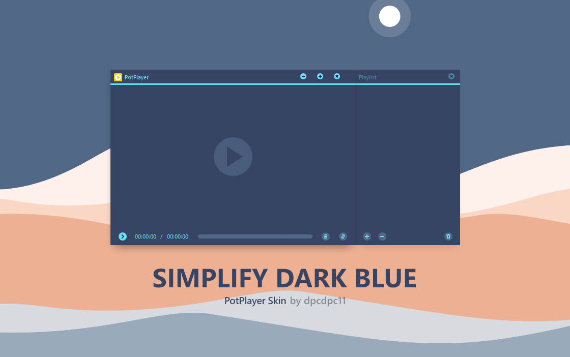 Simplify Dark Blue - PotPlayer Skin by dpcdpc11 on DeviantArt