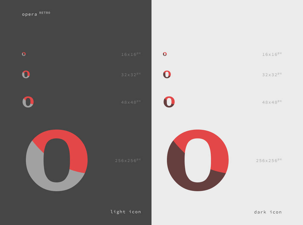 Opera Retro Icon by dpcdpc11 on DeviantArt