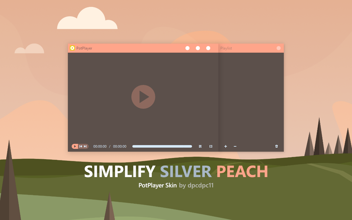 Simplify Silver Peach - PotPlayer Skin by dpcdpc11 on DeviantArt