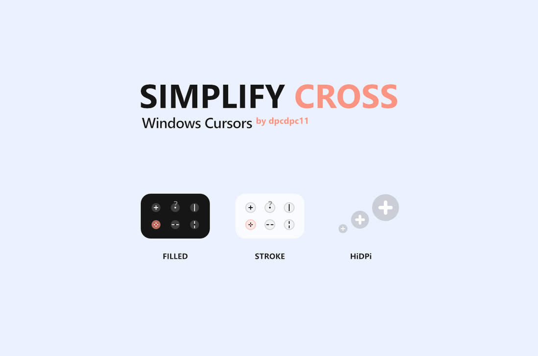 Simplify Cross - Windows Cursors by dpcdpc11 on DeviantArt