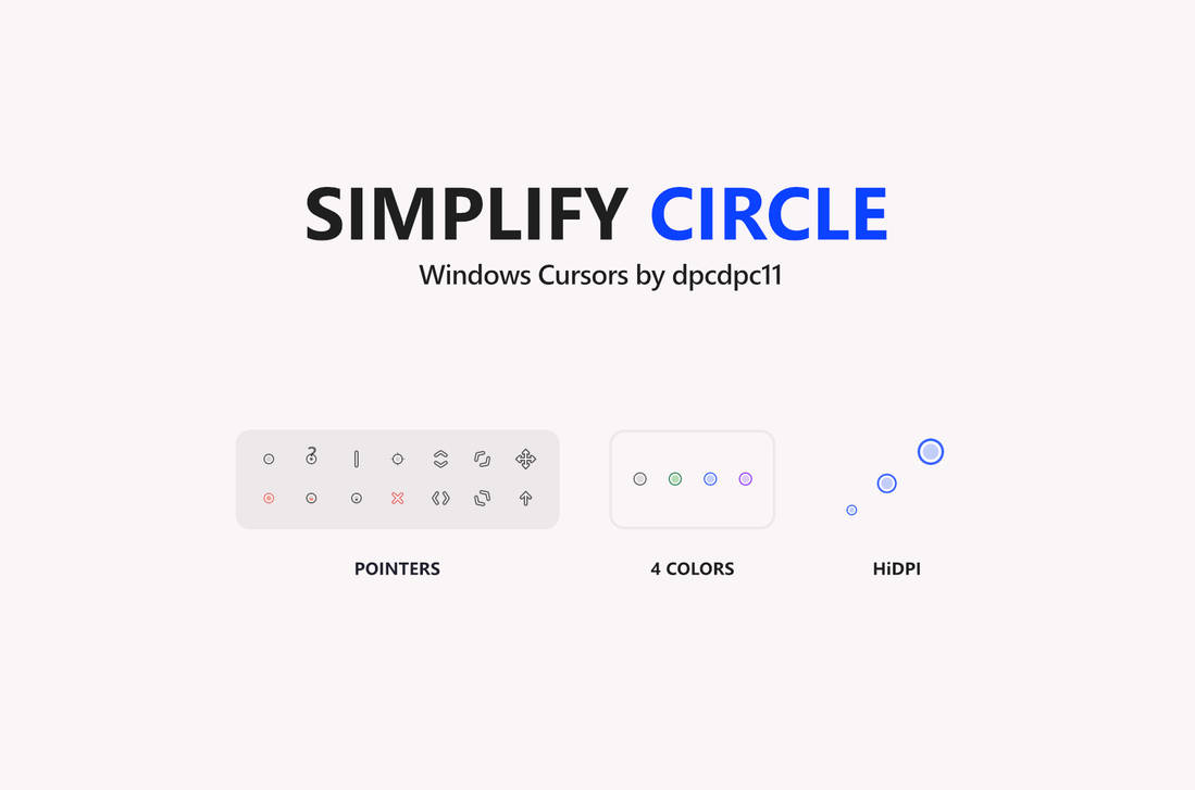 Simplify Circle - Windows Cursors by dpcdpc11 on DeviantArt