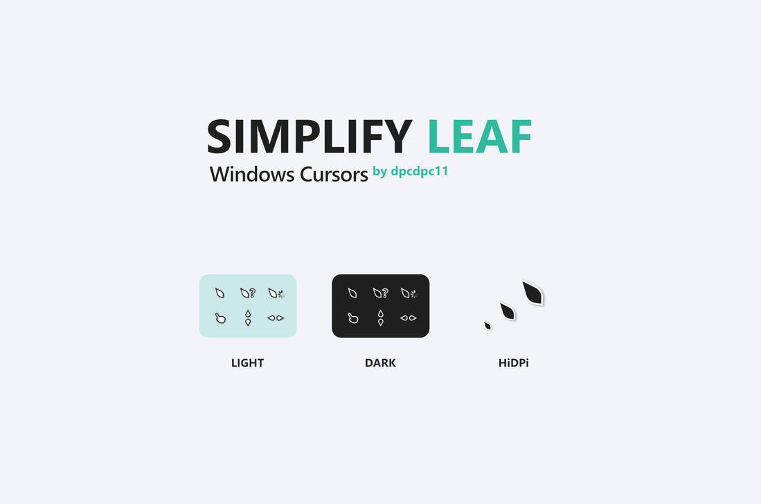 Simplify Leaf - Windows Cursors by dpcdpc11 on DeviantArt Simplify Leaf - Windows Cursors by dpcdpc11 on DeviantArt