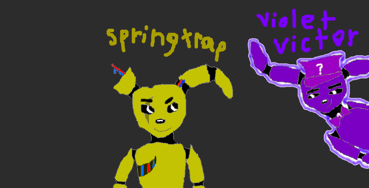 Springtrap and Violet Victor by kittylaughs on DeviantArt