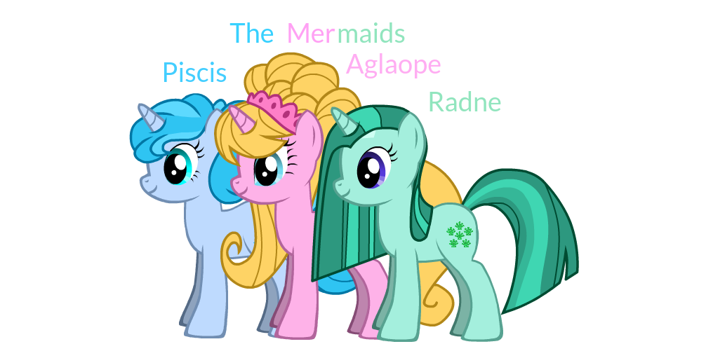 Pony Mermaids by kittylaughs on DeviantArt