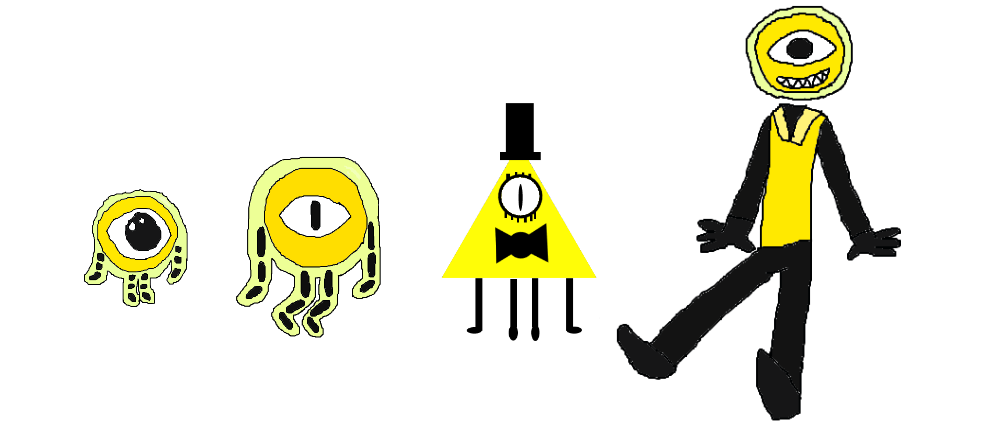 Many Forms Of Bill Cipher by kittylaughs on DeviantArt