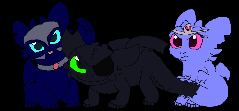 The Dark Trio by kittylaughs on DeviantArt