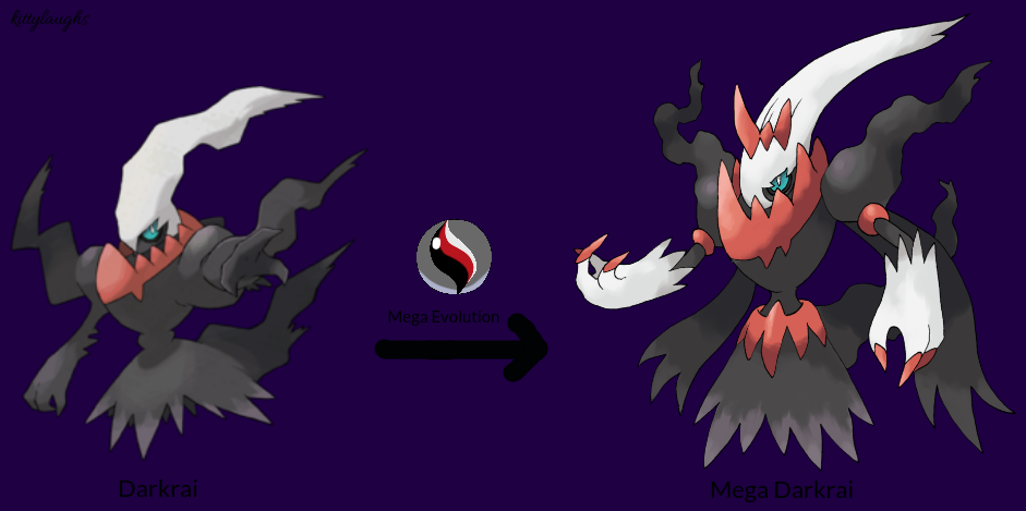 Mega Darkrai evolution by kittylaughs on DeviantArt