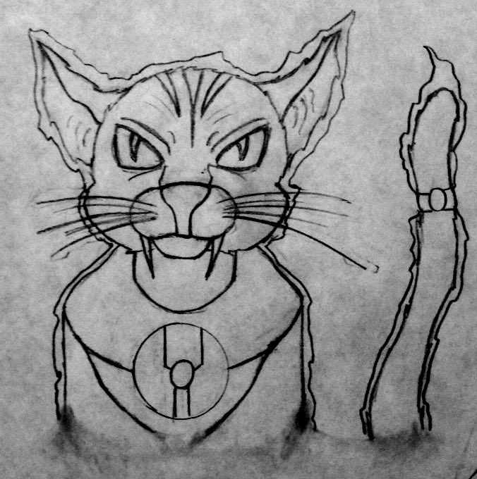 Dex-Starr the Red Lantern Kitty by Lord-Pajamas on DeviantArt