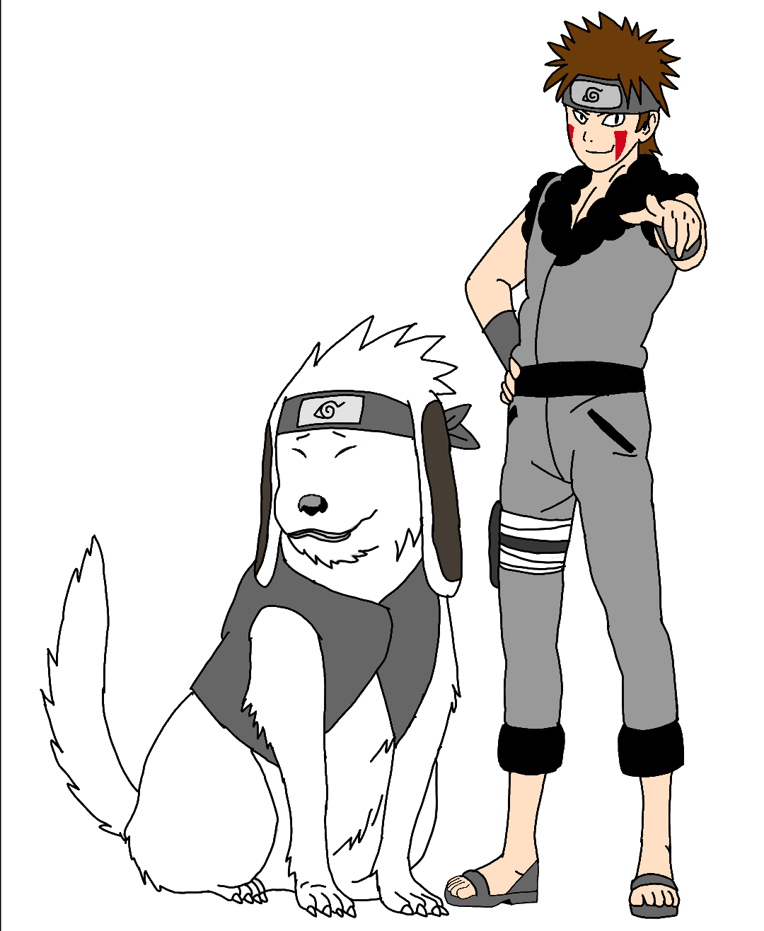 Kiba Inuzuka (Alternate Outfit) by EKJr on DeviantArt