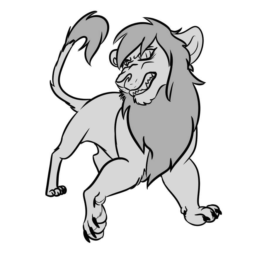 Lion/lioness base by SilverTabbyStudios on DeviantArt