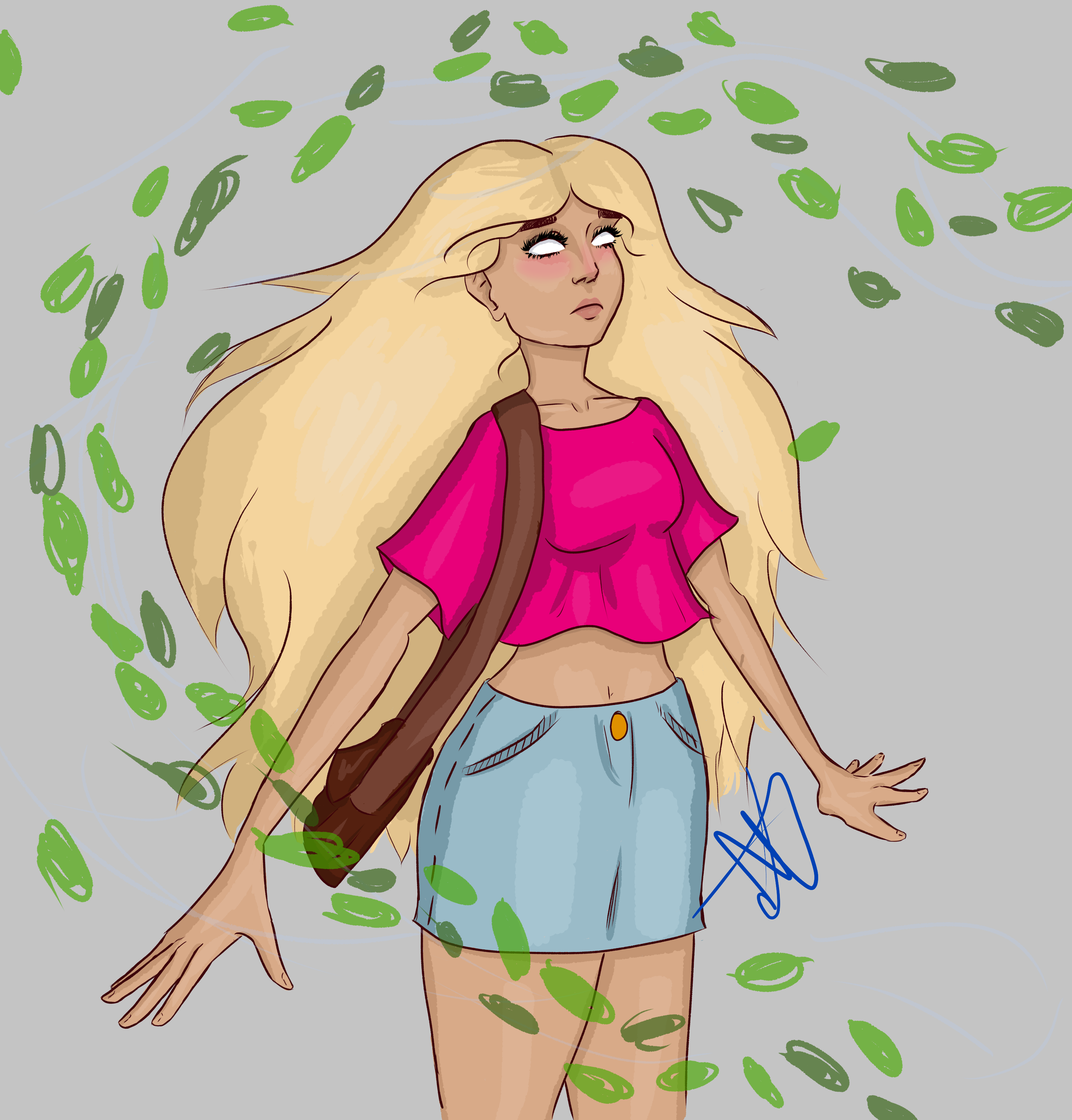 Windy leaf by ArtByWillow on DeviantArt