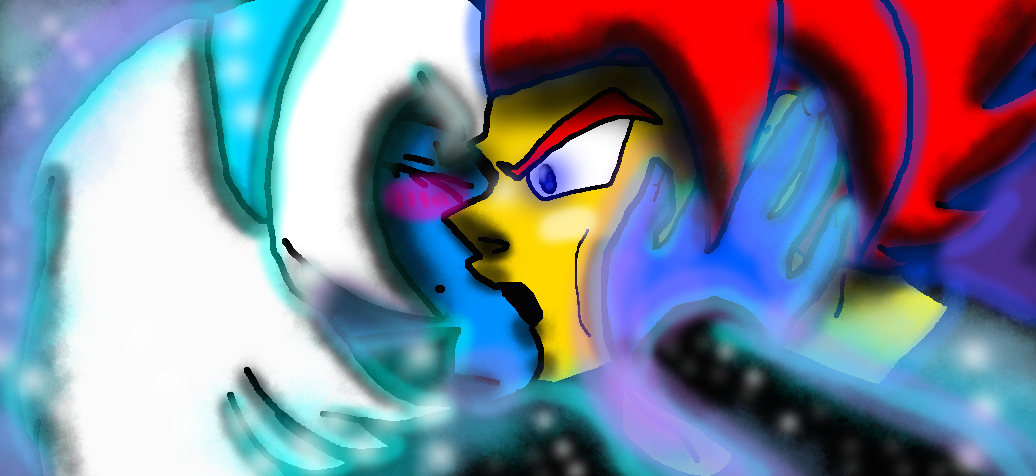 Golden Blade x Lisa first time kiss by SpiritualityBlade on DeviantArt