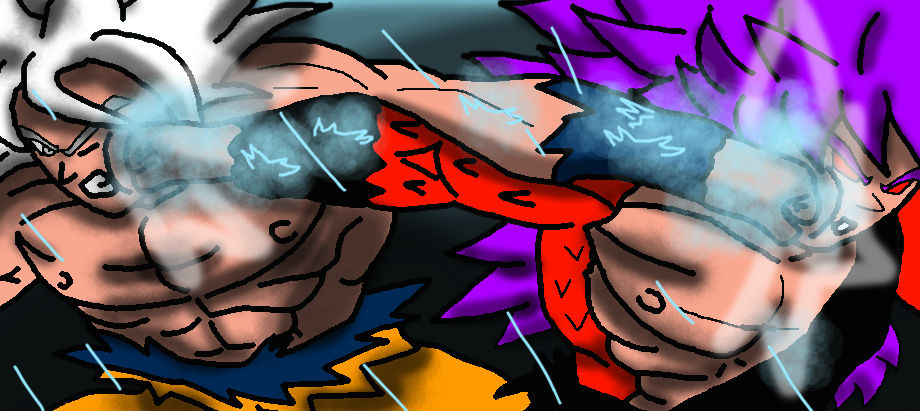 Goku Jumps in the Battle by SpiritualityBlade on DeviantArt