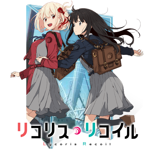 Lycoris Recoil glass folder icon (V1) by Gaigez on DeviantArt