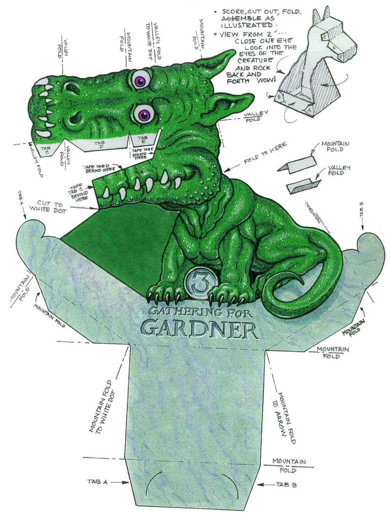 papercraft dragon by Kishimoto666 on DeviantArt