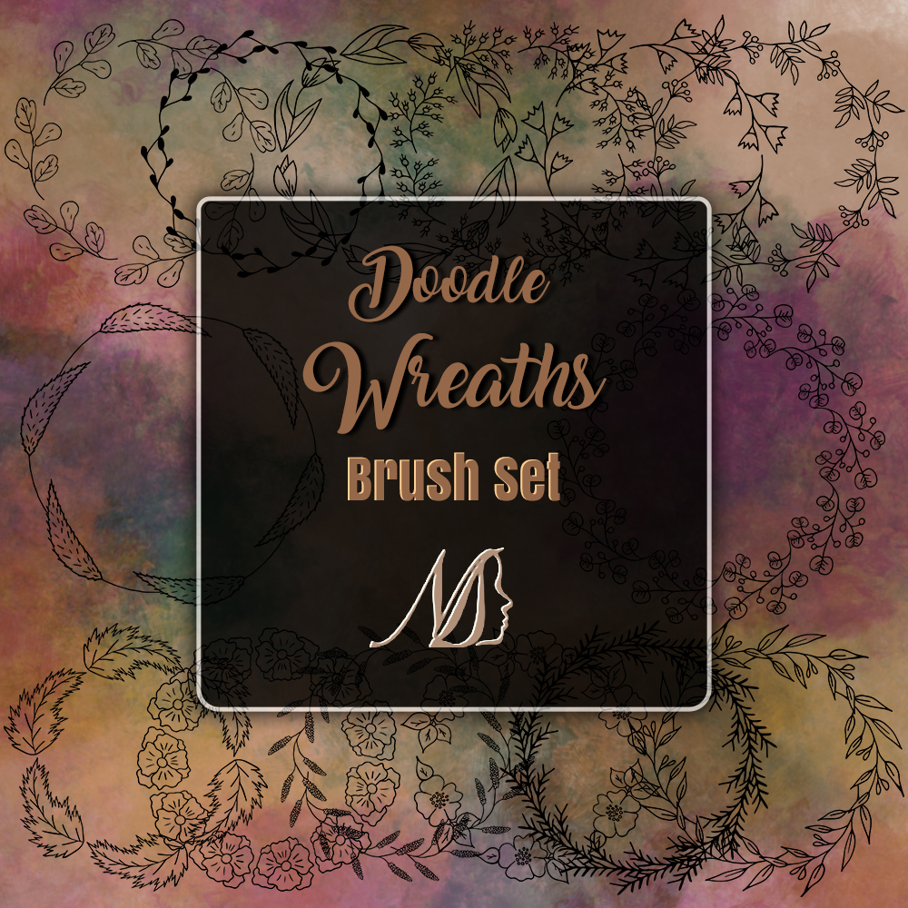 Doodle wreaths brush set by NicoleDesign79 on DeviantArt