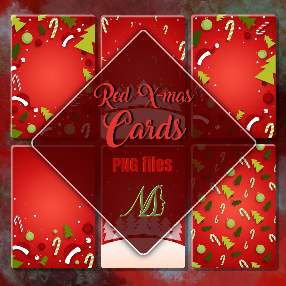 Red X-mas Journaling Cards PNG files by NicoleDesign79 on DeviantArt