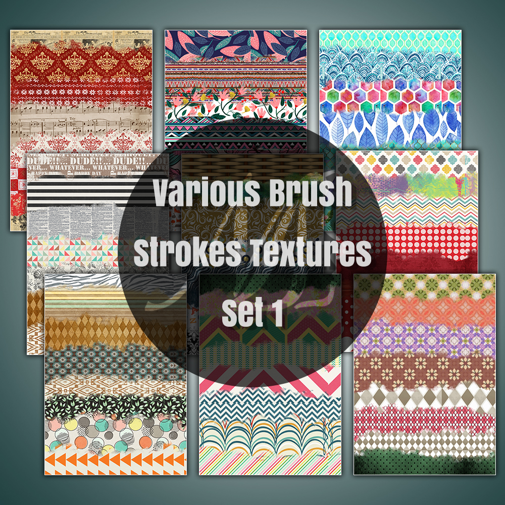 Various brush strokes textures set 01 by NicoleDesign79 on DeviantArt