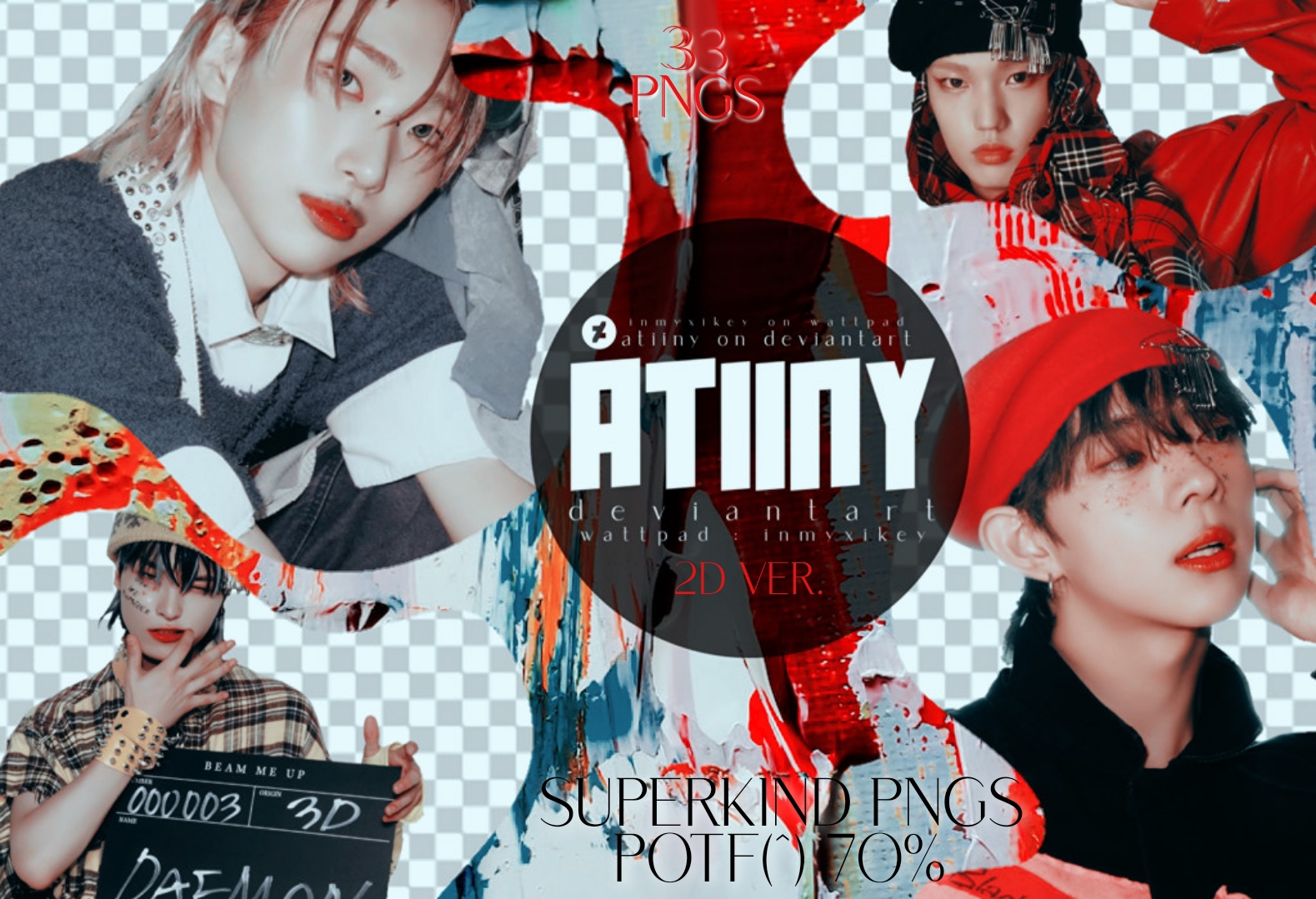 SUPERKIND PNG PACK [POTF (^) 70% : 2D VER] by atiiny on DeviantArt