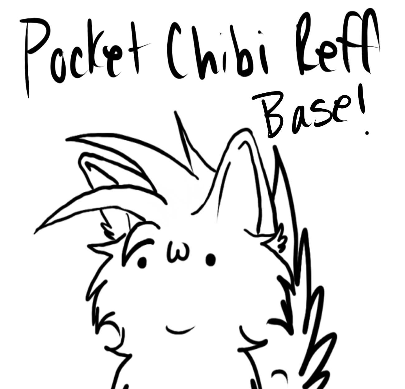 Pocket Chibi Reff Sheet Base by DoubleRainbowBear on DeviantArt