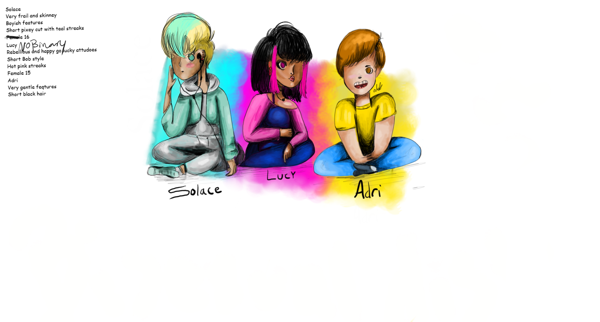 Solace, Lucy and Ardi by Parody-of-Art on DeviantArt