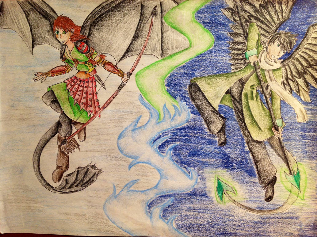 Two Shifters by RoseThornArt on DeviantArt