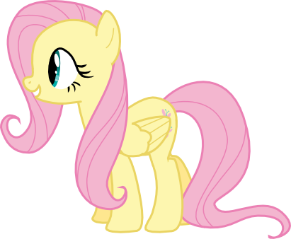 Fluttershy Side View by CaraCitrine on DeviantArt