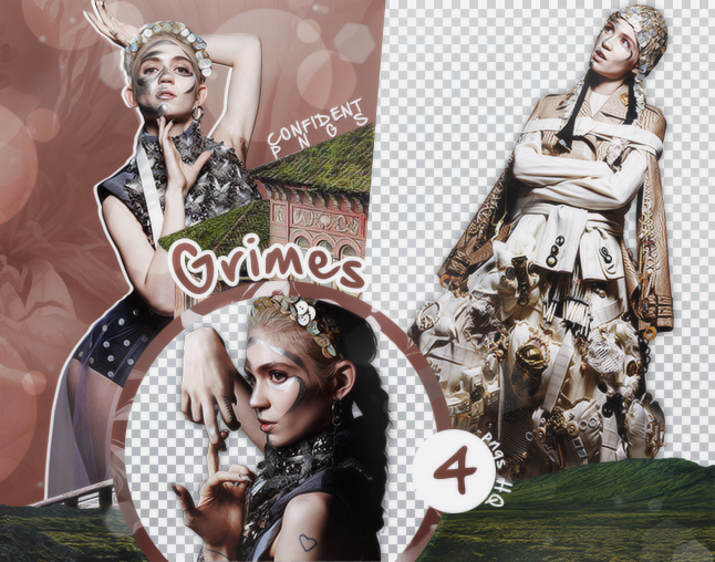 Pack Png 1119 - Grimes by confidentpngs on DeviantArt