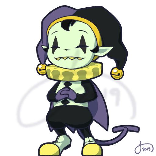 Jevil Shimeji Idle WIP - Animated by NanoBanana on DeviantArt