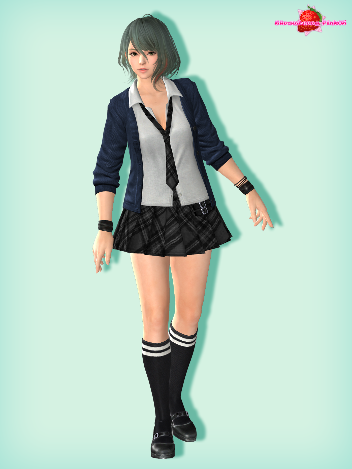 DOAXVV Tamaki School Uniform MOD by M0lly-X on DeviantArt