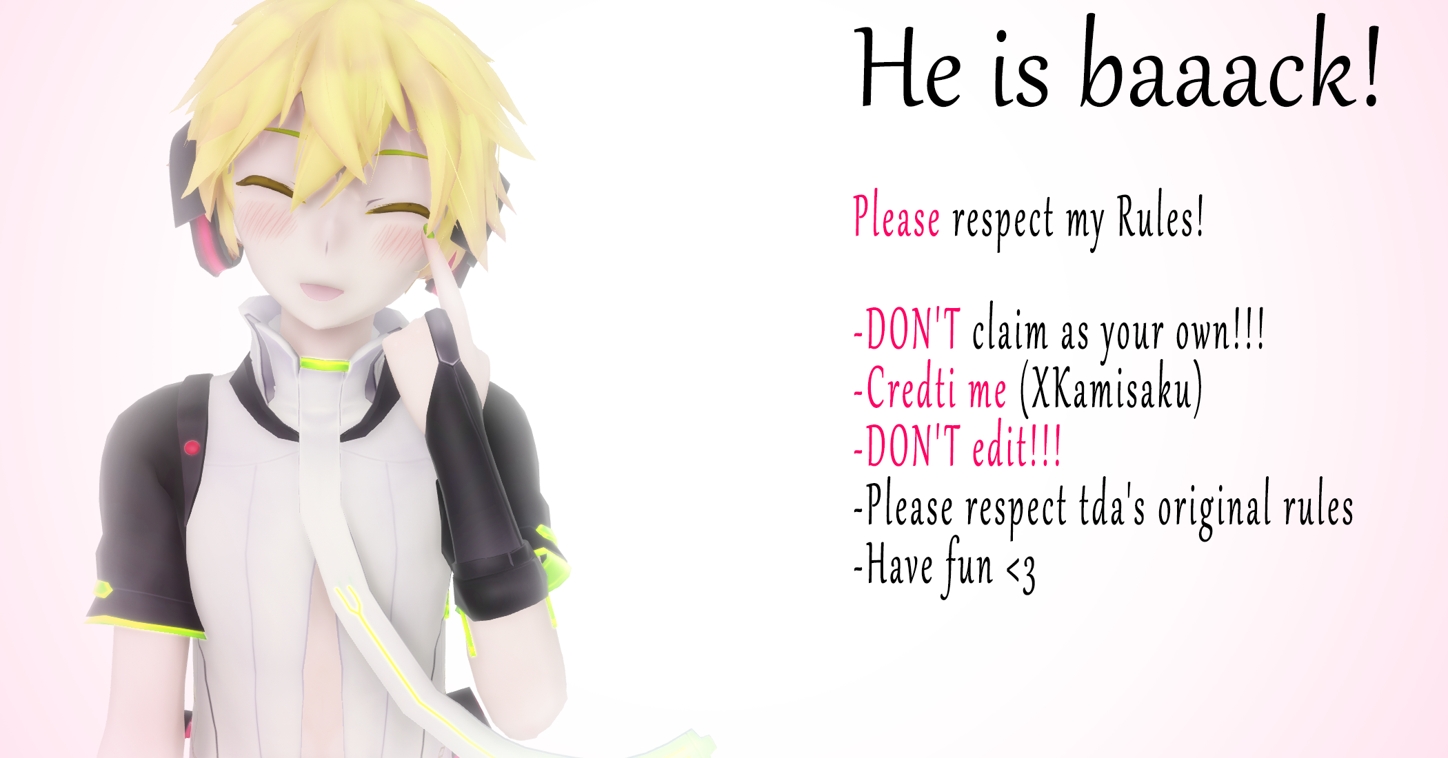 TDA Len Append [Dl] Reupload by XKamisaku on DeviantArt