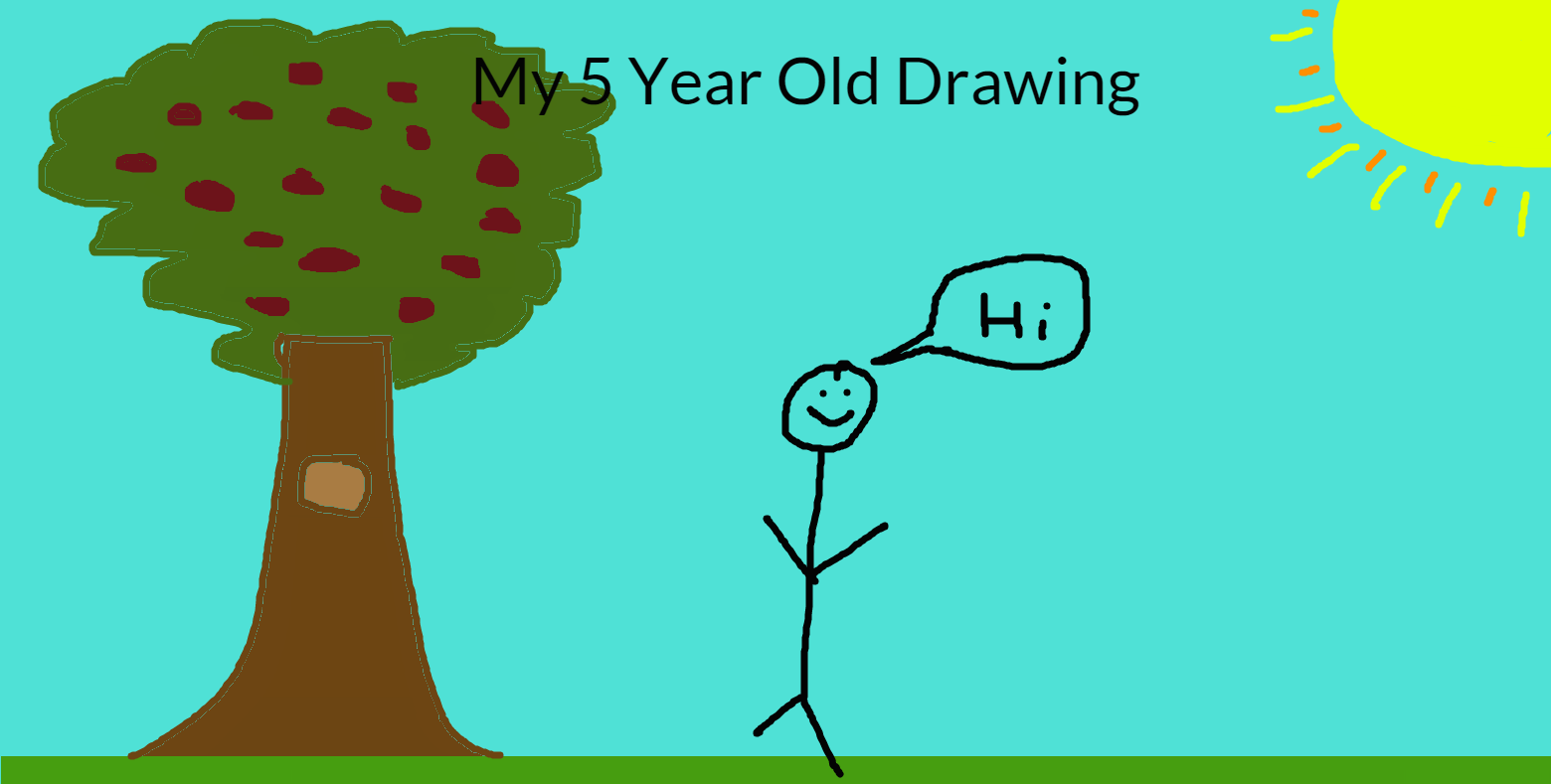 My 5 Year Old Drawing by lucieondra1 on DeviantArt