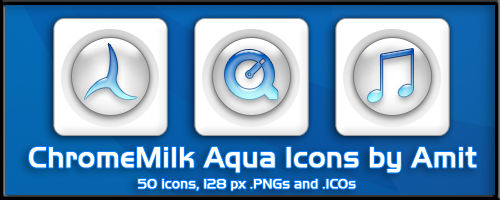 ChromeMilk Aqua Icons by amitsaraf32 on DeviantArt