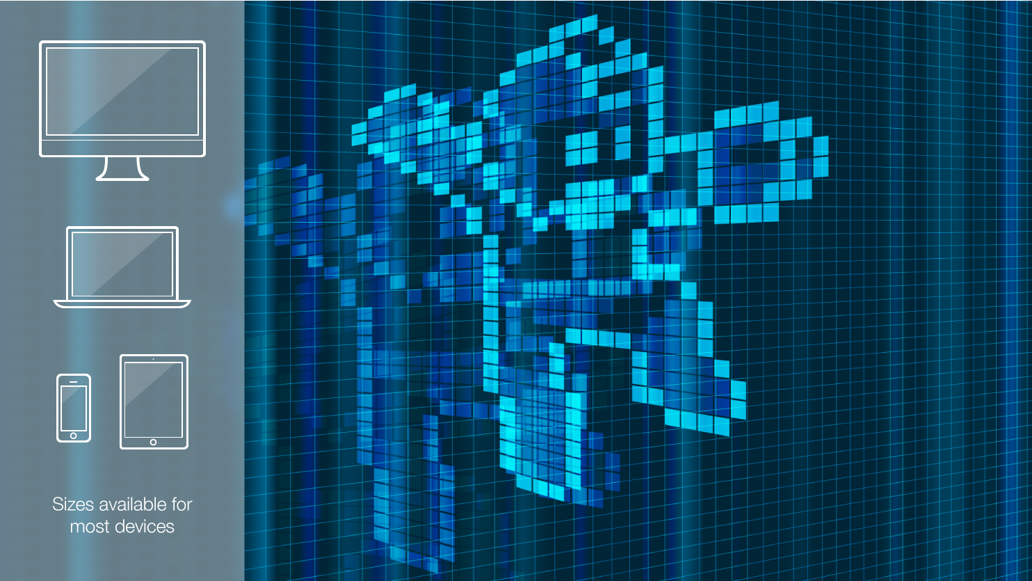 Mega Man Pixel Grid - Wallpaper by JeremyBrown on DeviantArt