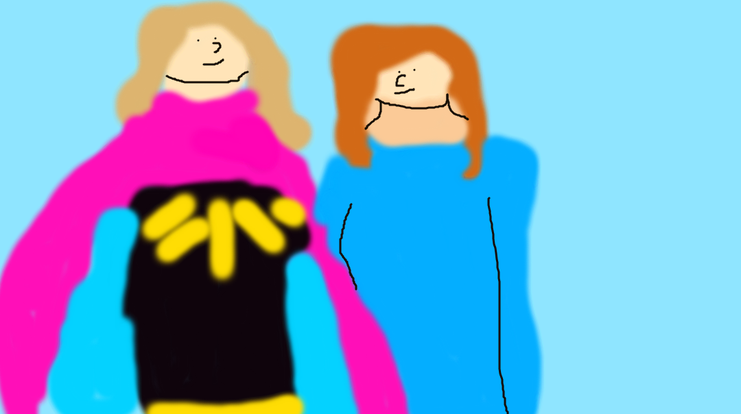 Mona and Lily as Elsa and Anna by Racesgirl2000-1 on DeviantArt