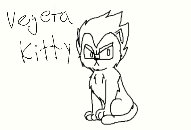 Vegeta Kitty by The-Nina-Beans88 on DeviantArt