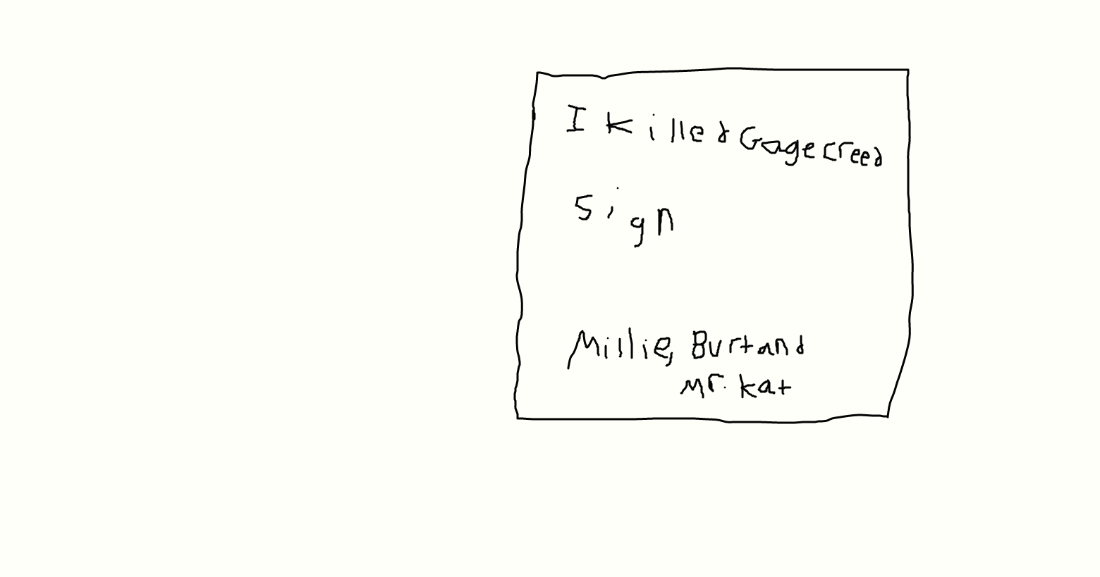 The Framing Plan for Millie, Burt and Mr. Kat by ComedyYesHorrorNo on ...