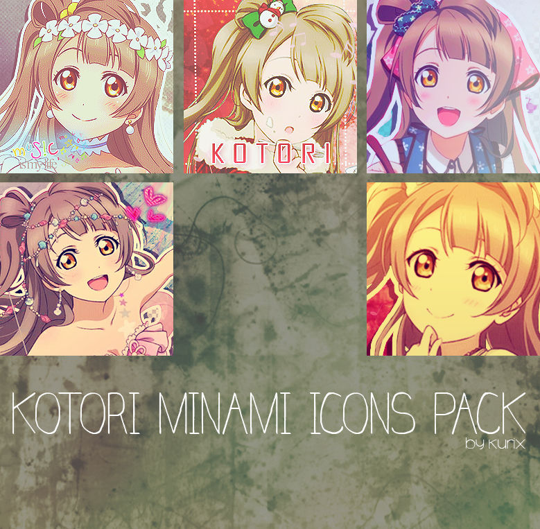 Kotori Minami Icons Pack by KurixXIV on DeviantArt
