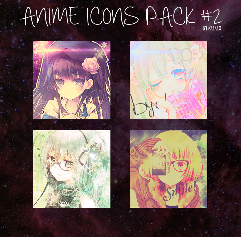 Anime Icons Pack #2 by KurixXIV on DeviantArt