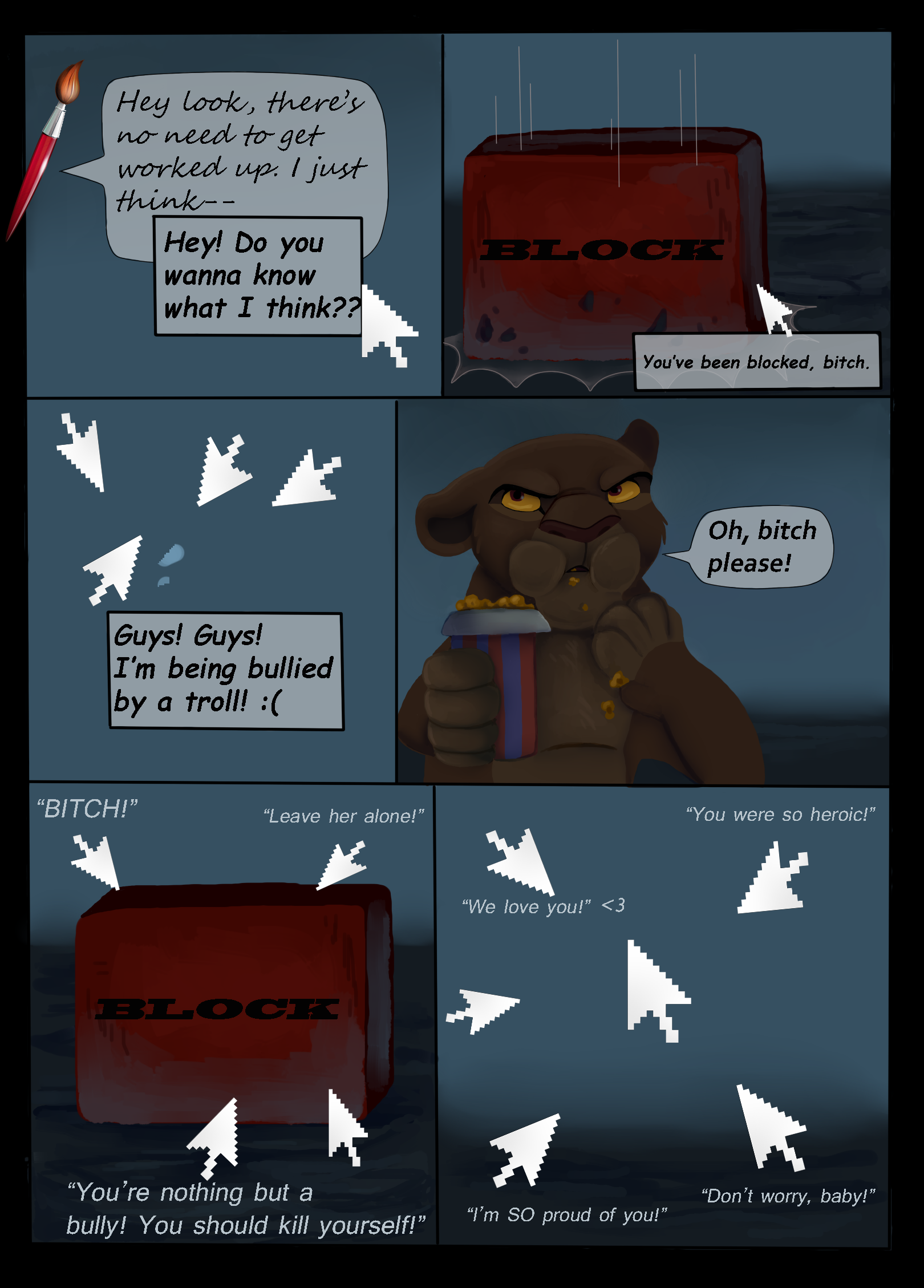 Blocked by NostalgicChills on DeviantArt