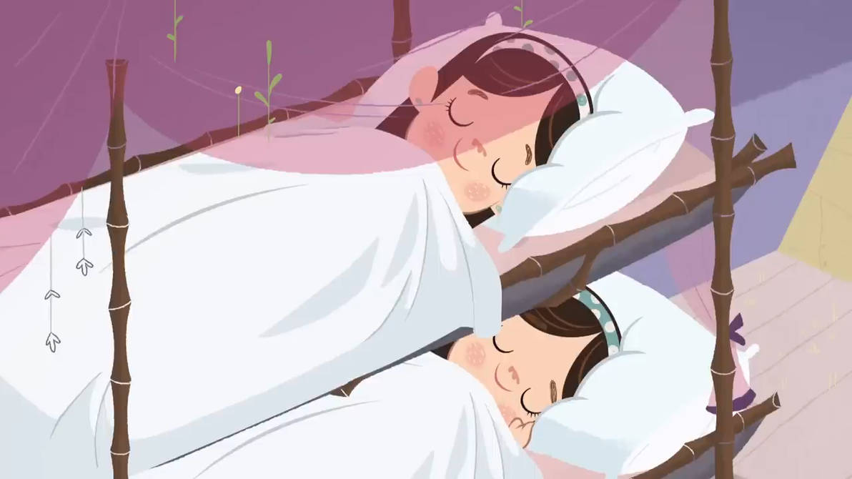 Floopaloo: Mary-Jane and Mary-Lou Sleeping by ansusinera on DeviantArt