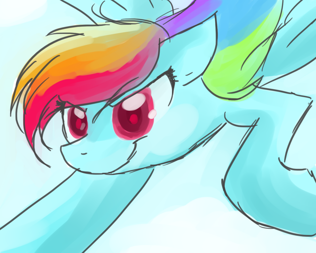 rainbow dash by annaza0000 on DeviantArt