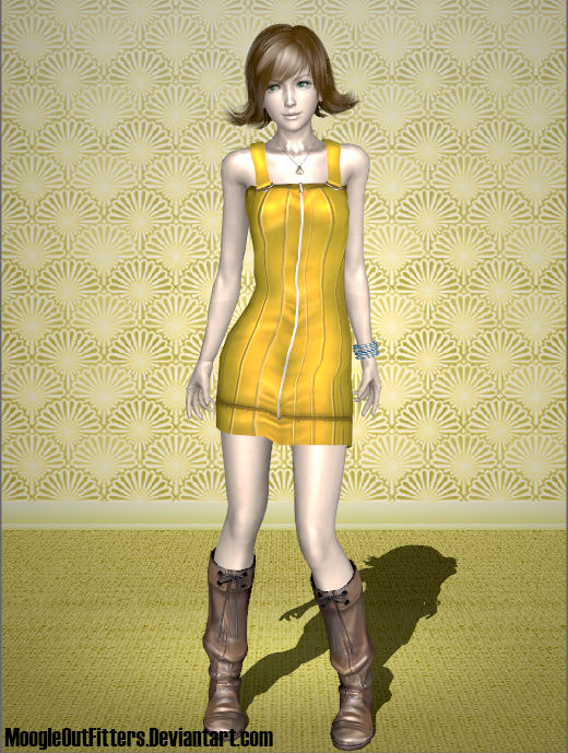 Selphie Ff8 Default By Moogleoutfitters by ExtraActively on DeviantArt