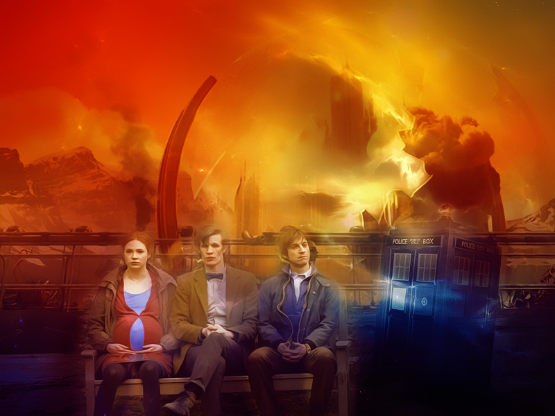 Eleven with Amy and Rory by Nyssa-89 on DeviantArt