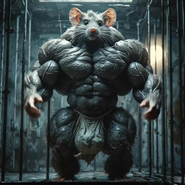 Muscling Up the Mouse by beeflover2001 on DeviantArt