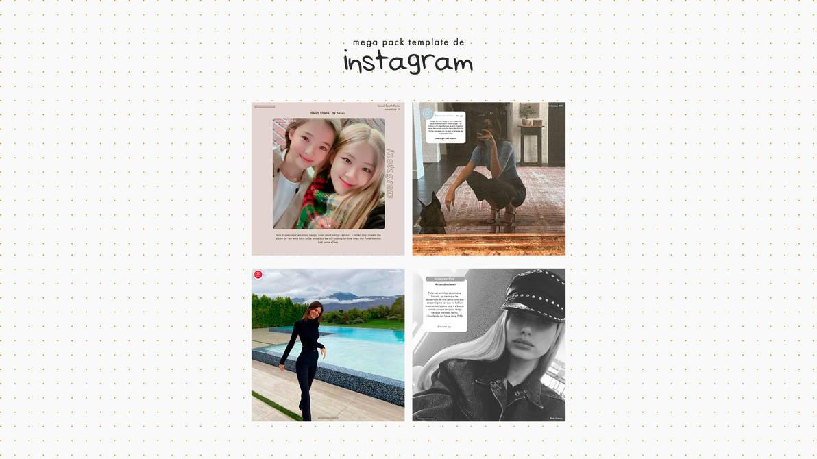005 - mega pack de templates para instagram by munchxildeu on DeviantArt