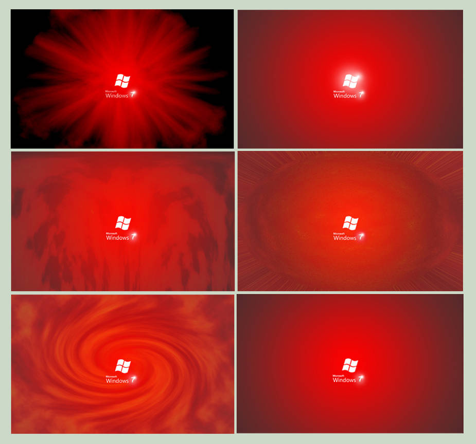 Windows 7 red Pack by karara160 on DeviantArt