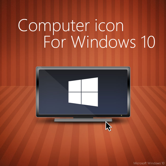 Computer Icon for windows 10 by karara160 on DeviantArt